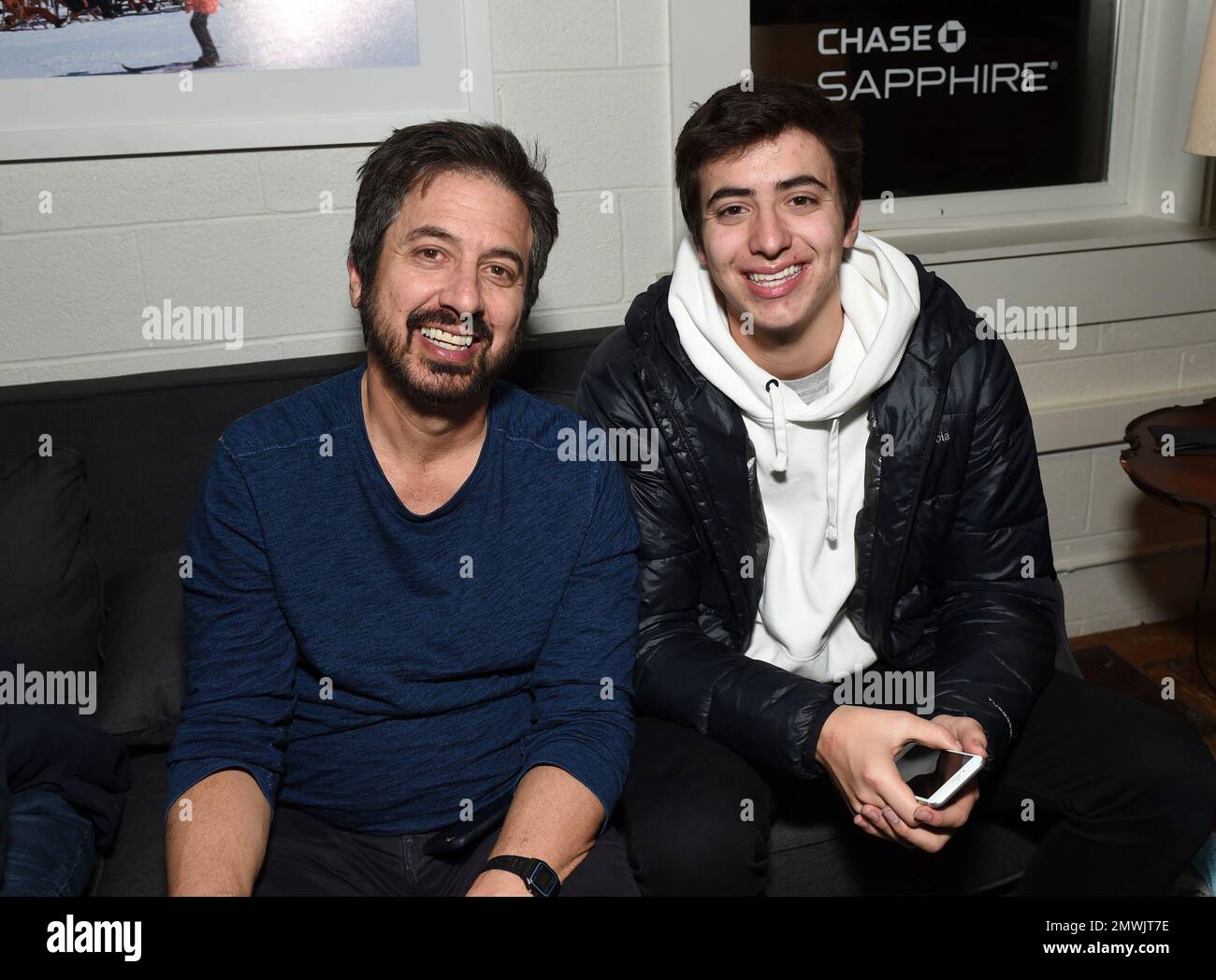 IMAGE DISTRIBUTED FOR CHASE SAPPHIRE - Actor Ray Romano and son Joseph ...