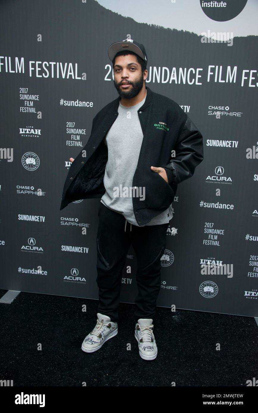 Actor O'Shea Jackson Jr. poses at the premiere of the film "Ingrid Goes ...