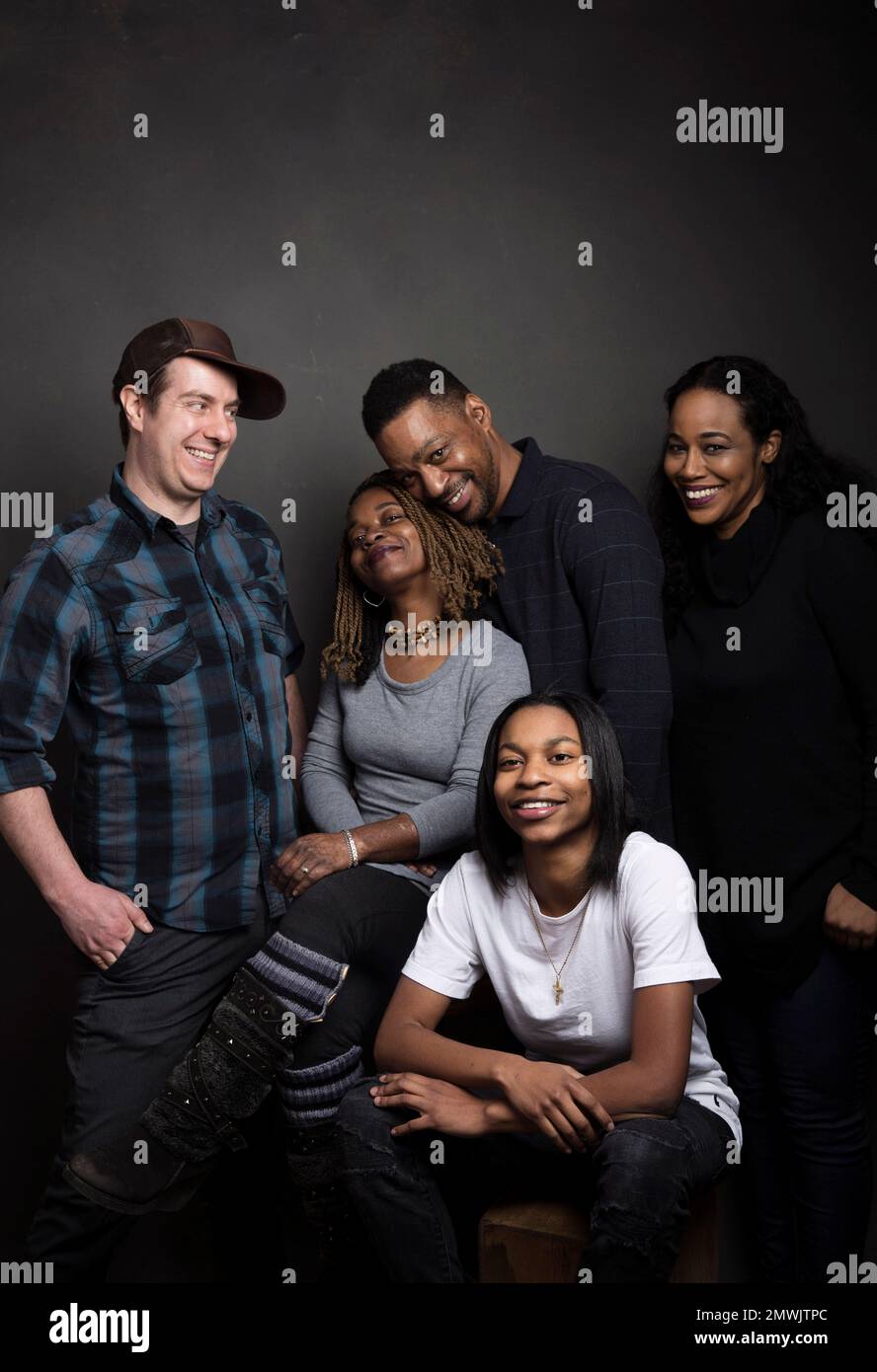 Director Jon Olshefski, from left, Christin'a "Ma Quest" Rainey ...