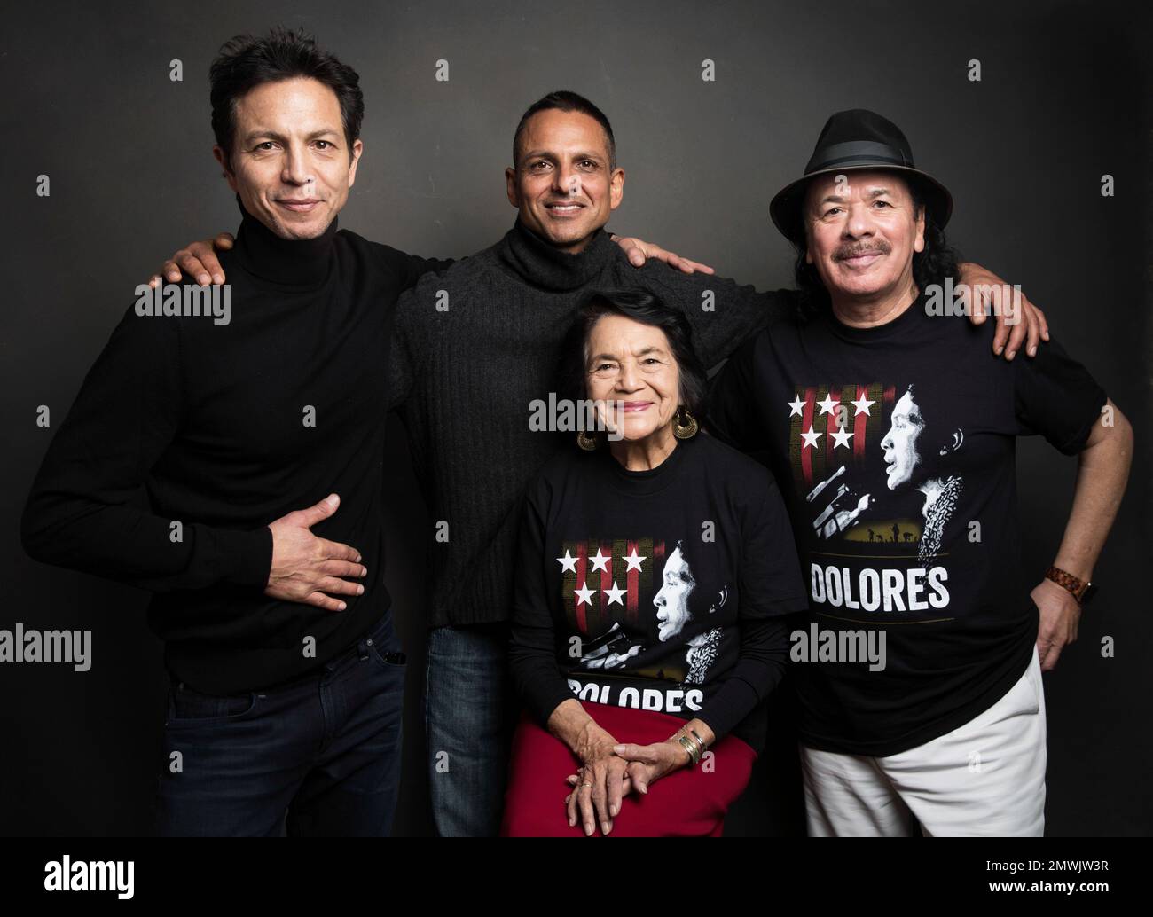 Consulting producer Benjamin Bratt, from left, director Peter Bratt ...