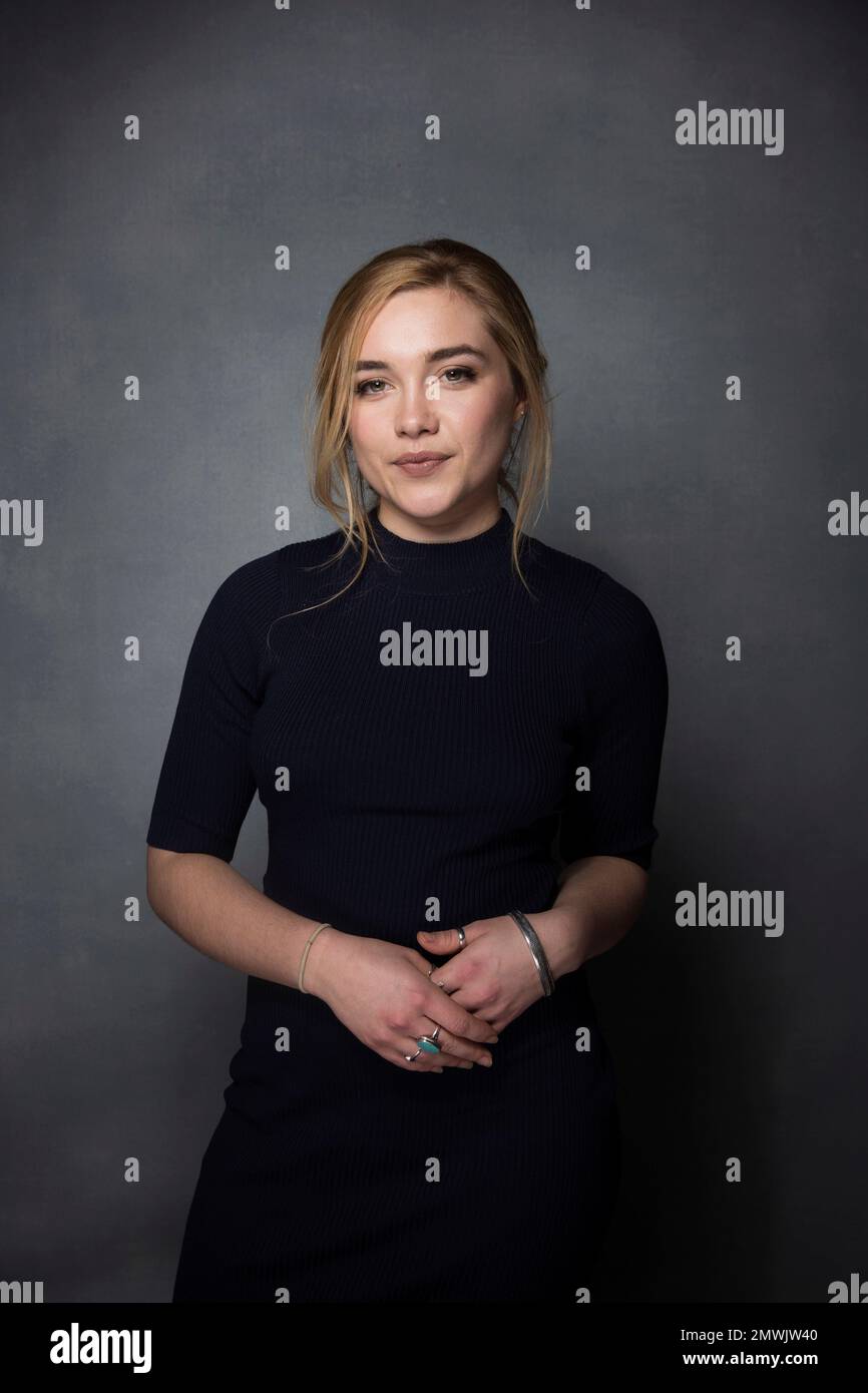 Actress Florence Pugh poses for a portrait to promote the film, "Lady ...