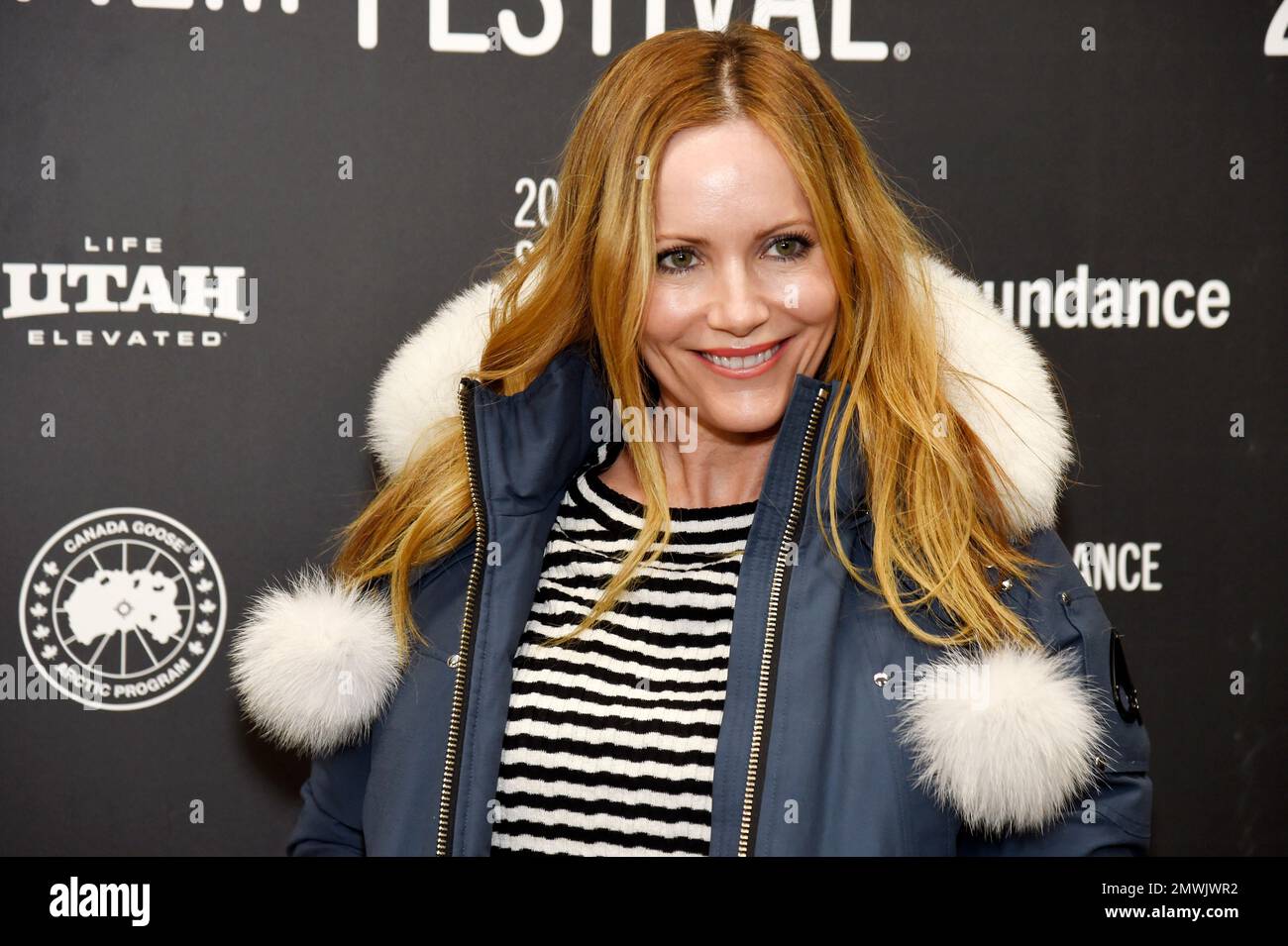 Actress Leslie Mann poses at the premiere of the film "The Big Sick" at ...