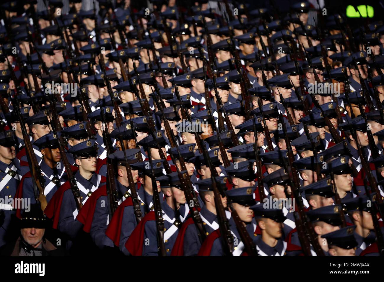 VMI Corps of Cadets from Lexington, Va., march during the 58th ...
