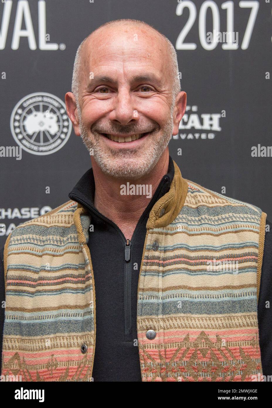 Producer Russell Levine poses at the premiere of the film "Landline" at ...