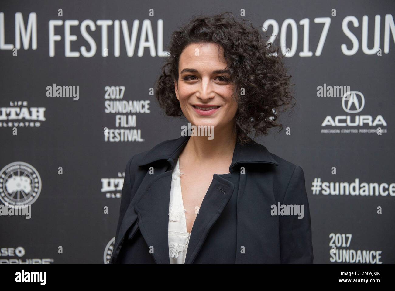 Actress Jenny Slate poses at the premiere of the film "Landline" at the ...