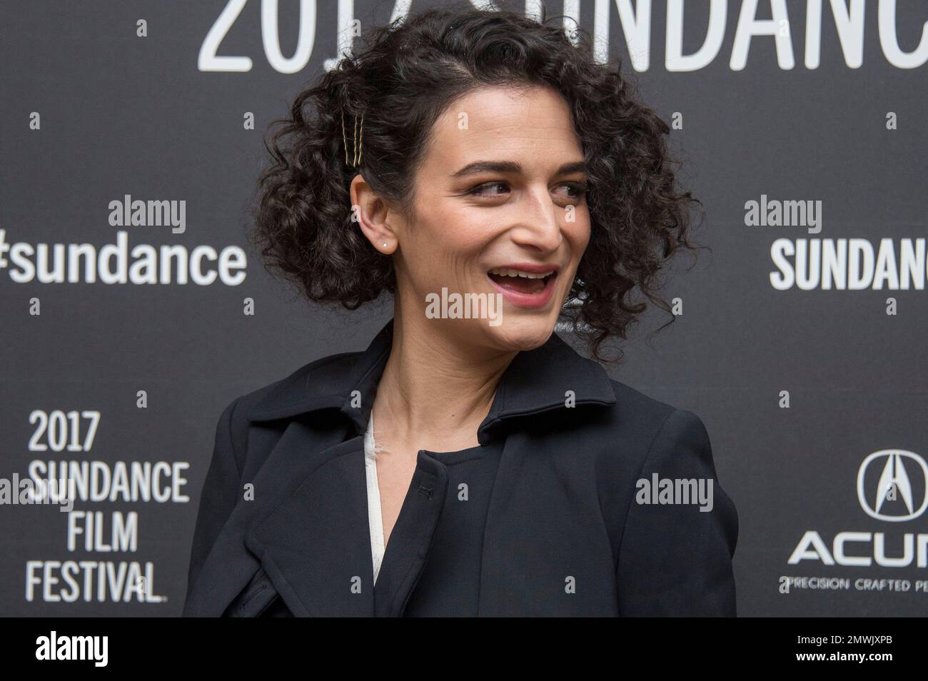 Actress Jenny Slate poses at the premiere of the film "Landline" at the ...