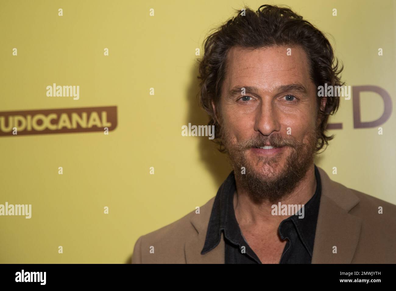 US actor Matthew McConaughey poses for photographers upon arrival at ...