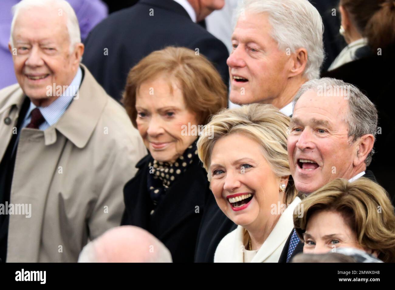 Former President Jimmy Carter (L-R), Rosalynn Carter, Former President ...