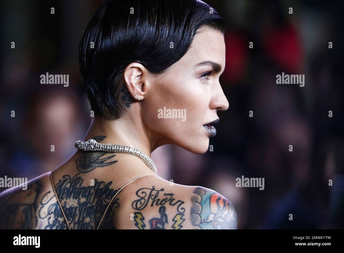 Ruby Rose arrives at the LA Premiere of "xXx: Return of Xander Cage" at ...