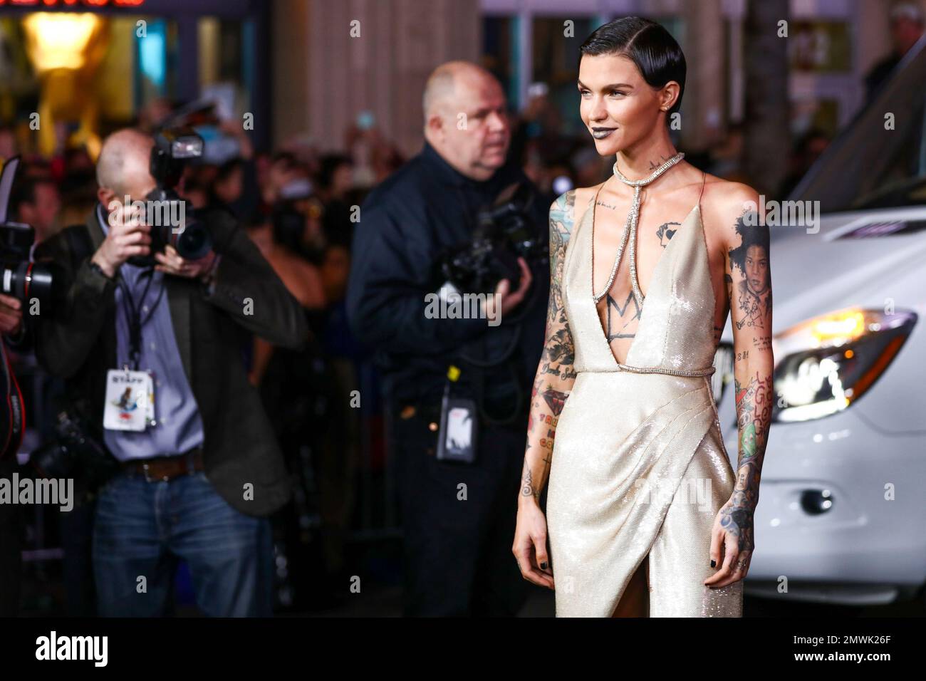Ruby Rose arrives at the LA Premiere of "xXx: Return of Xander Cage" at ...