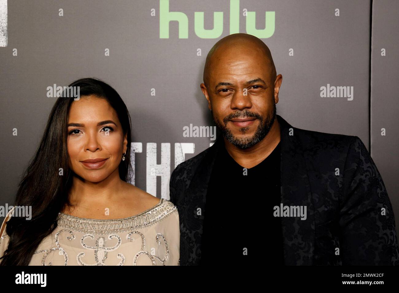 Rockmond Dunbar, left, and Maya Gilbert arrive at the LA Premiere of ...