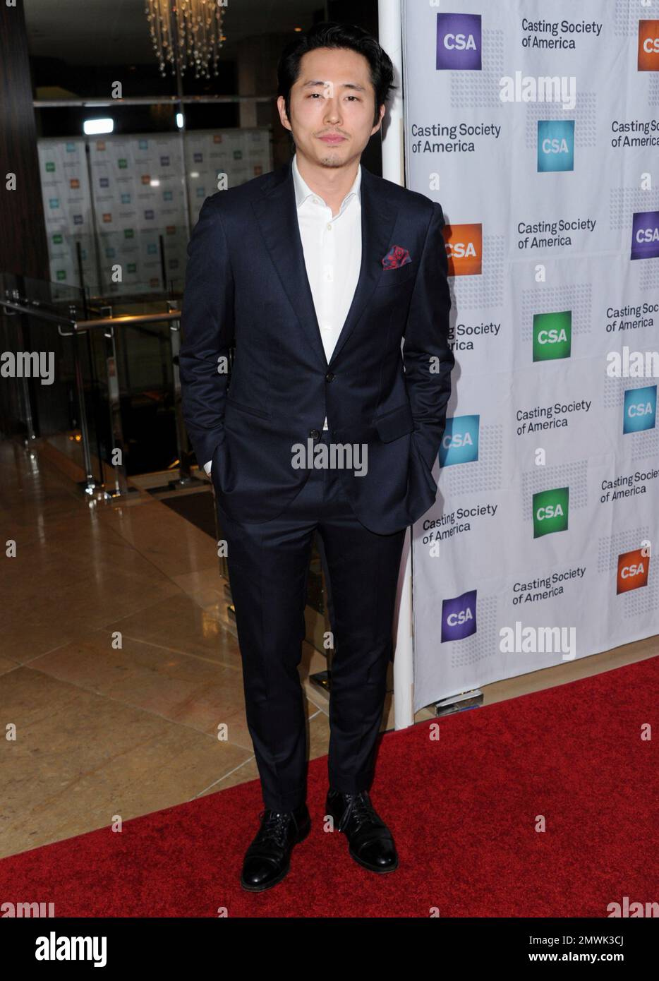 Steven Yeun arrives at the 32nd annual Artios Awards at the Beverly ...