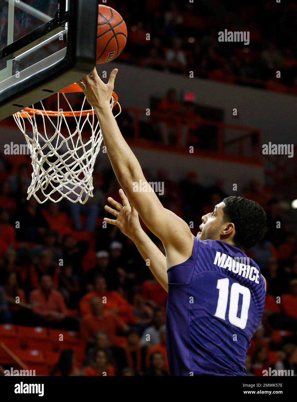 Kansas State forward Isaiah Maurice (10) shoots during an NCAA college ...