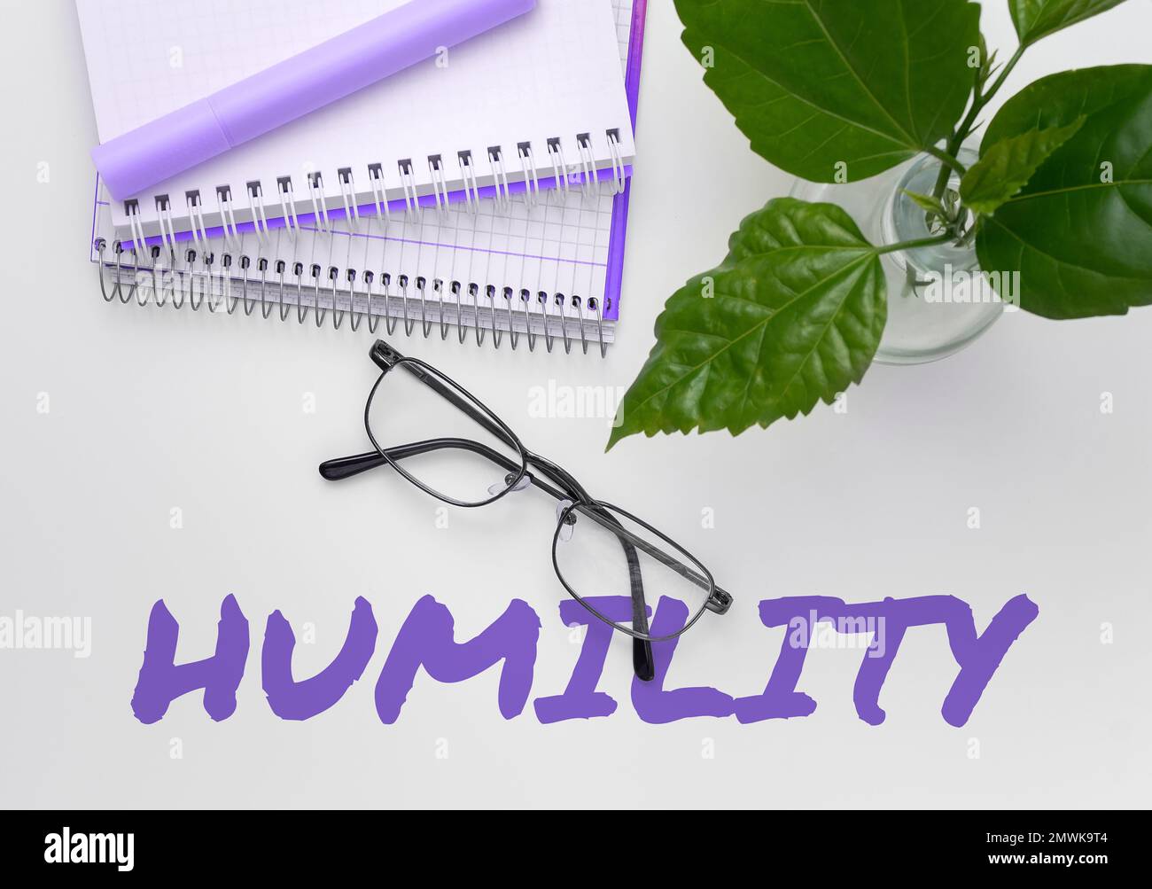 Hand writing sign Humility. Word Written on being Humble is a Virtue ...
