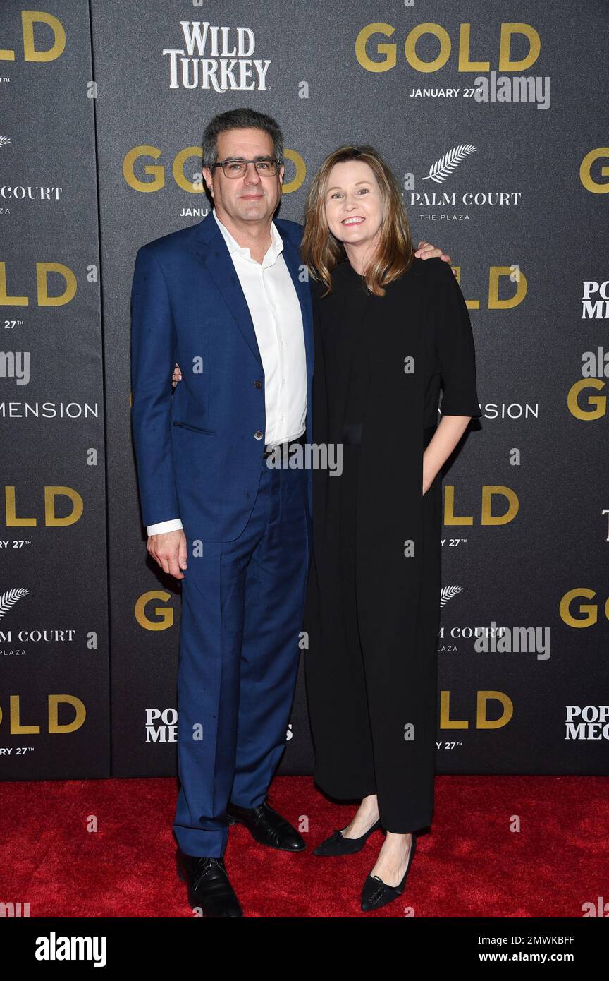 Producer Michael Nozik and wife attend the world premiere of "Gold" at ...