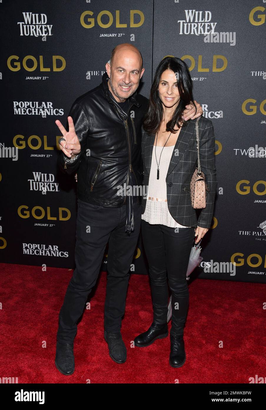 John Varvatos and Joyce Zybelberg Varvatos attend the world premiere of ...
