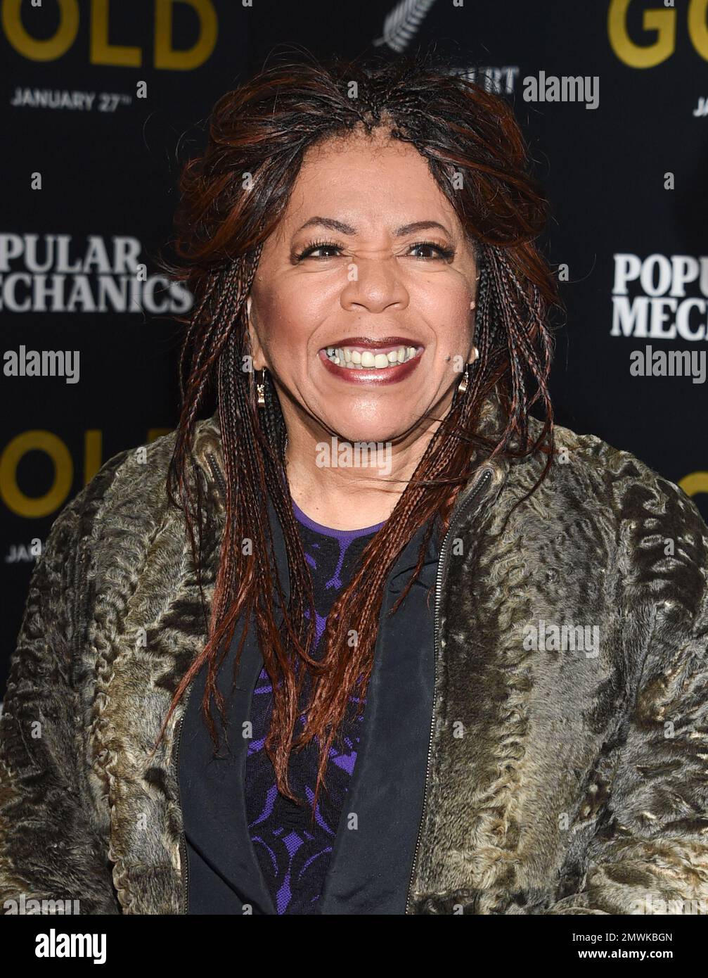 Valerie Simpson attends the world premiere of "Gold" at AMC Loews ...