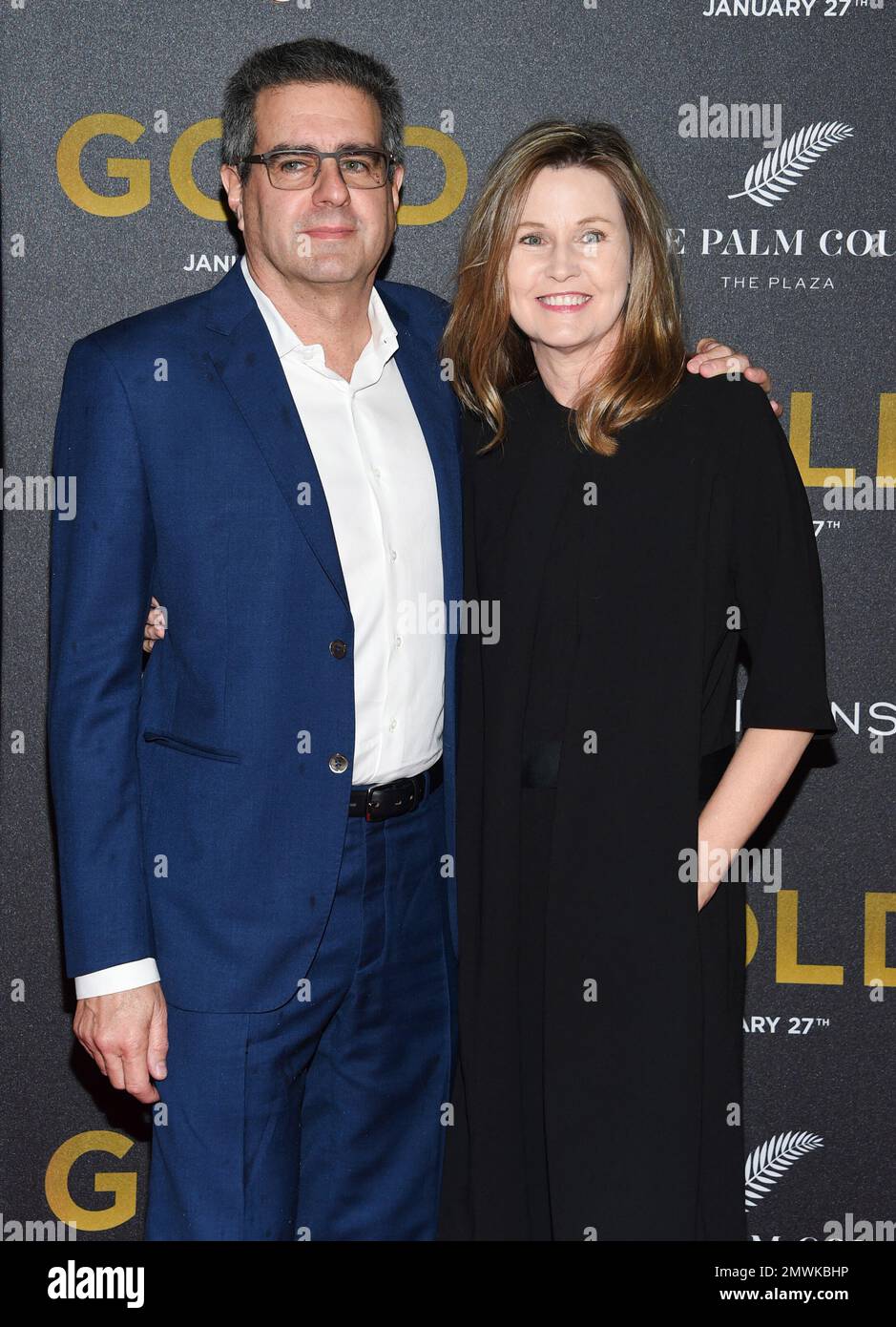 Producer Michael Nozik and wife attend the world premiere of "Gold" at ...