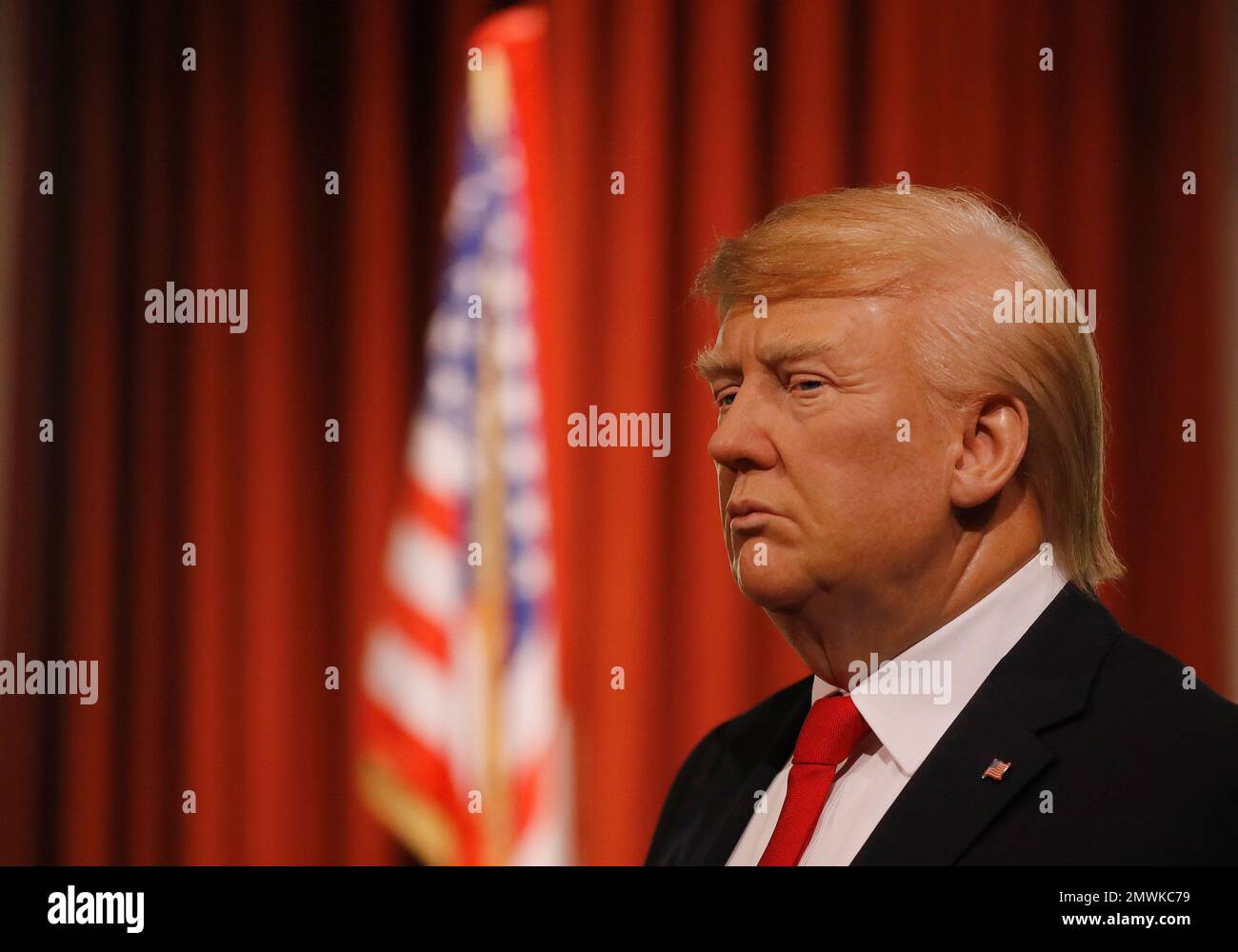 Madame Tussauds unveil the wax figure of US President-elect Donald ...