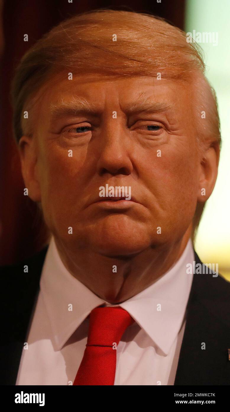 Madame Tussauds unveil the wax figure of US President-elect Donald ...