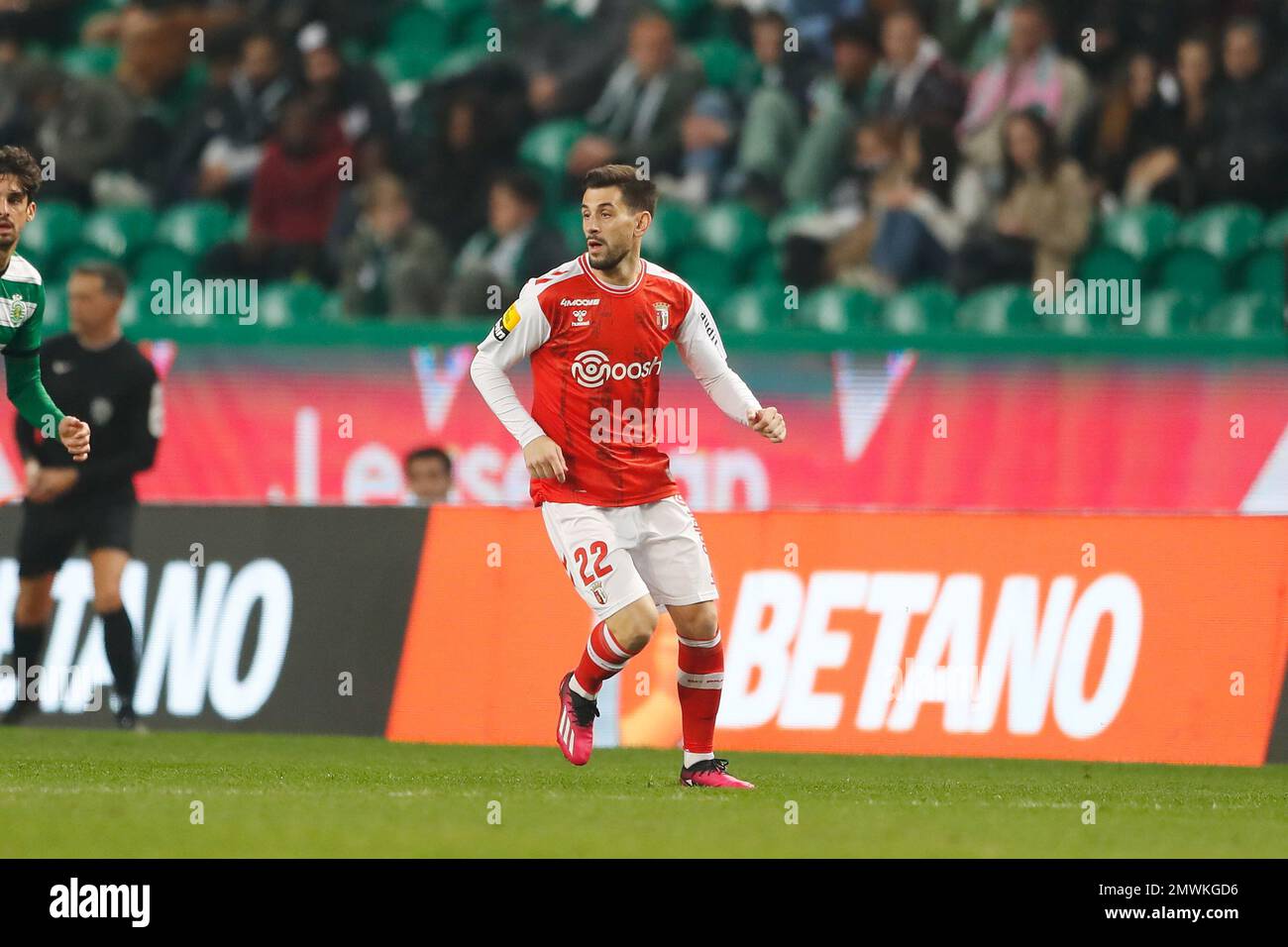 Lisbon, Portugal. 1st Feb, 2023. Pizzi (Braga) Football/Soccer ...