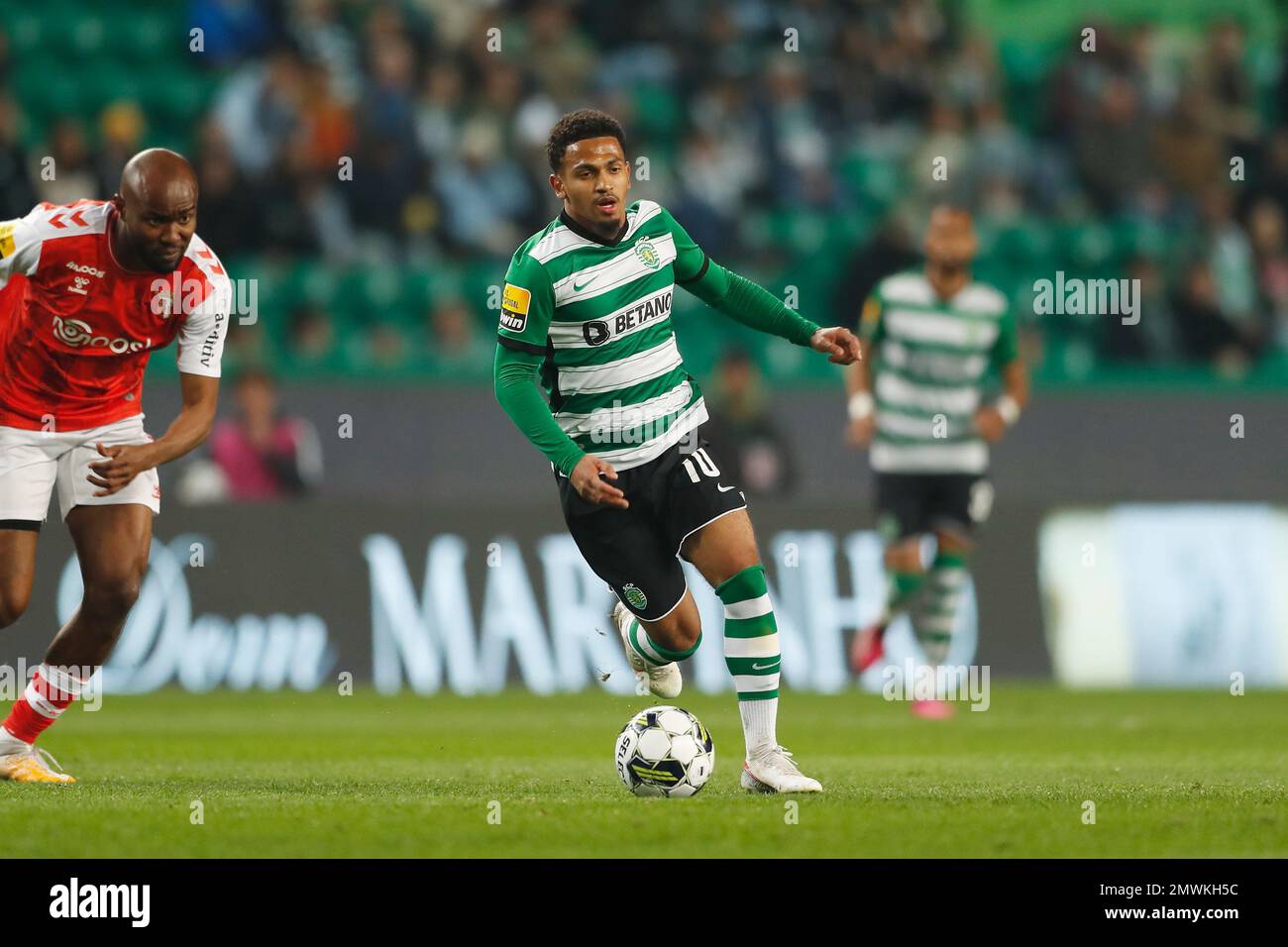 Lisbon, Portugal. 1st Feb, 2023. Marcus Edwards (SportingCP) Football ...