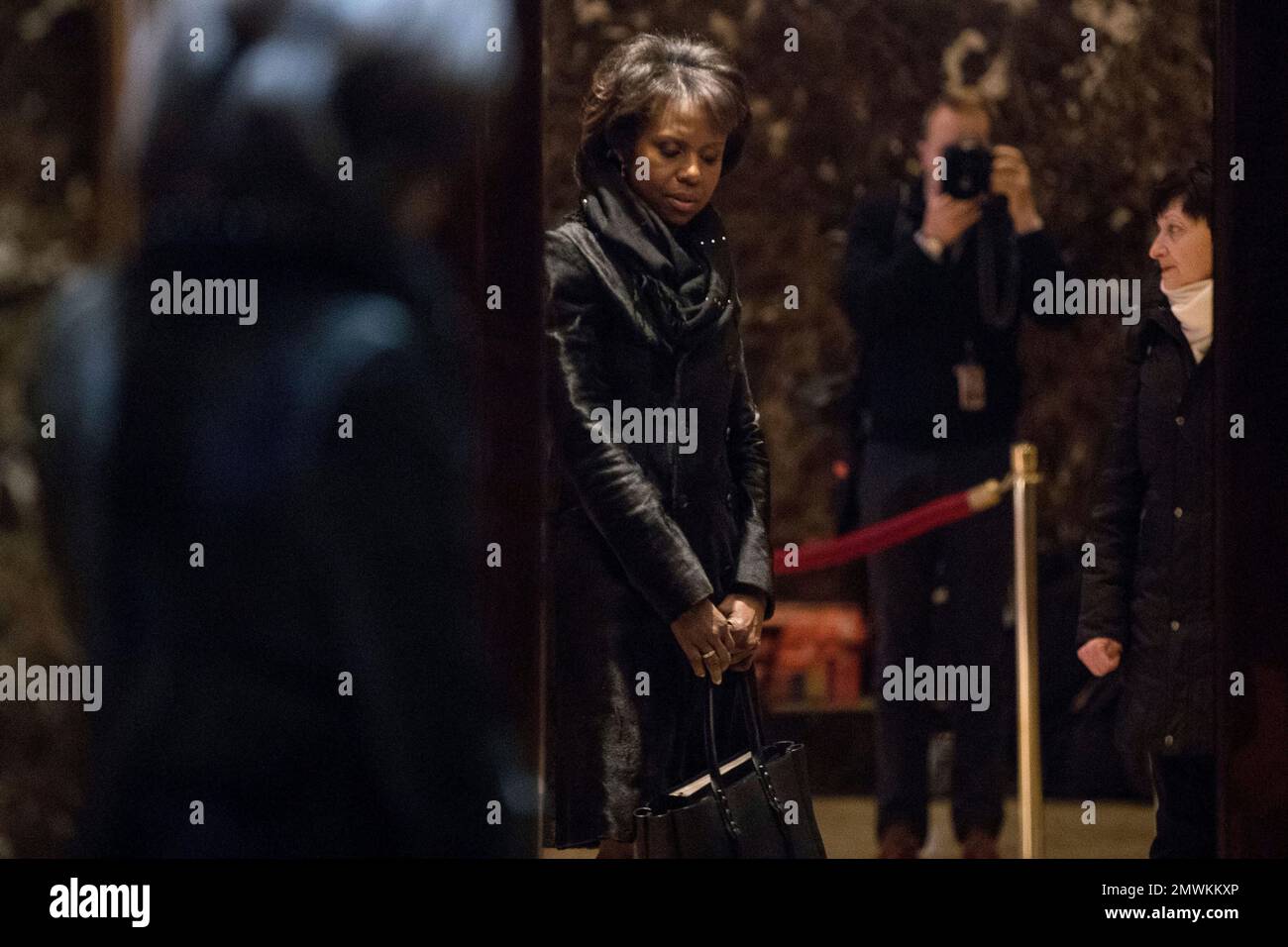 ABC News journalist Deborah Roberts arrives at Trump Tower in New York ...