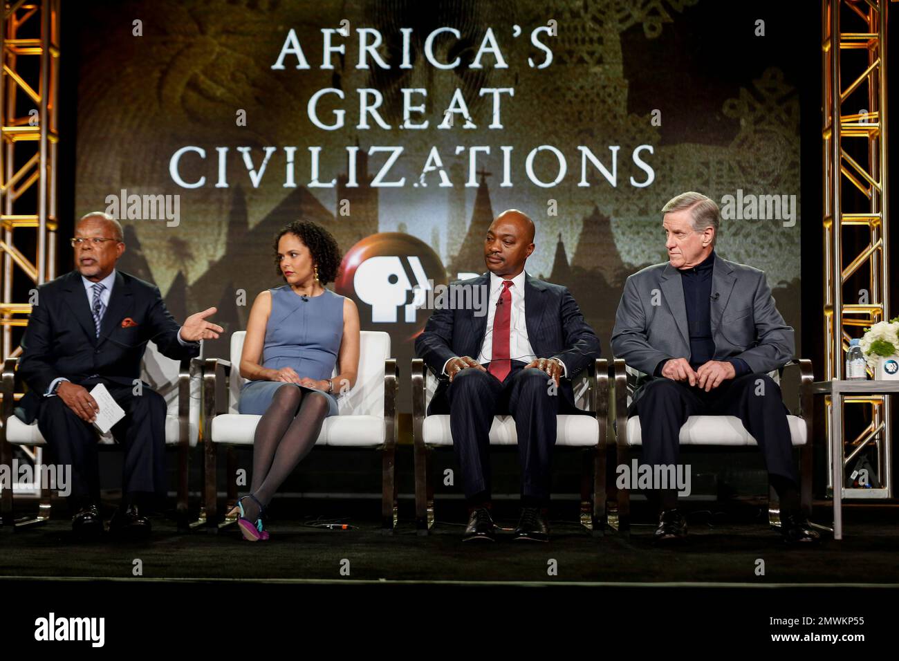Henry Louis Gates Jr., from left, Cecile Fromont, Emmanuel Akyeampong ...