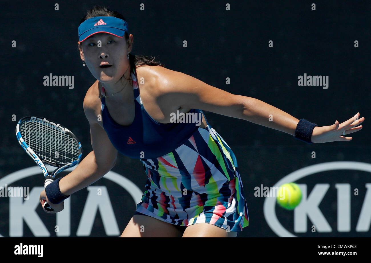 China's Duan Ying-Ying returns to Slovakia's Rebecca Sramkova during ...