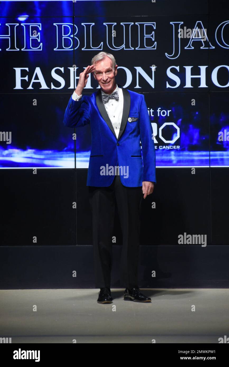 New York, NY on February 1, 2023. Bill Nye walks the runway at the ...