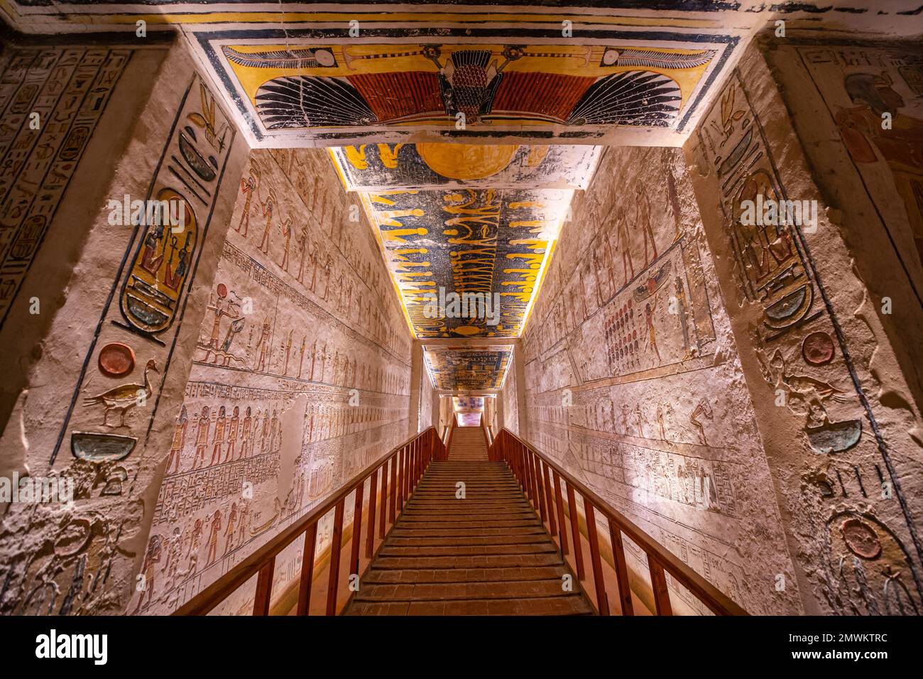 Ramesses VI tomb at Valley of the Kings, Luxor, Egypt Stock Photo - Alamy
