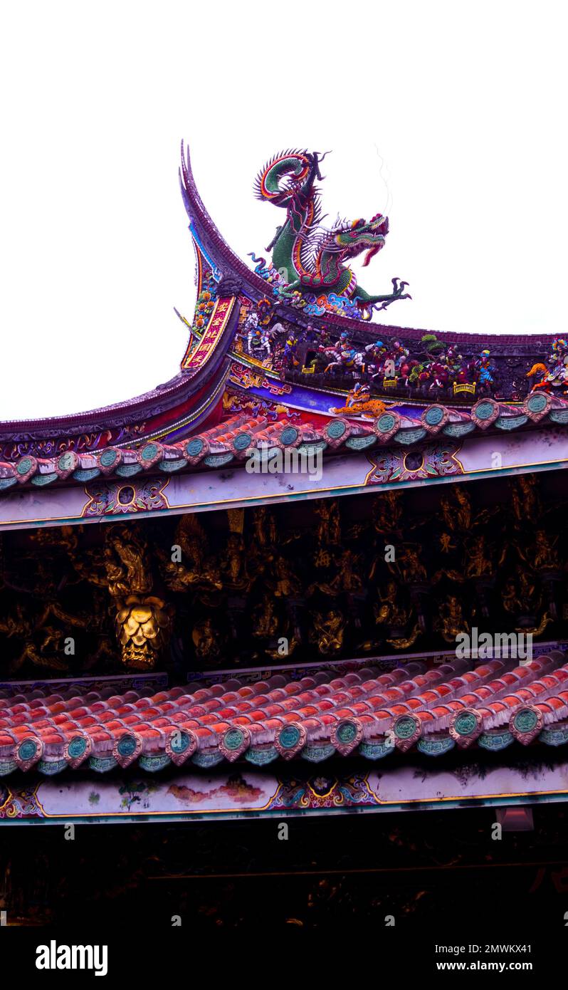 A traditional Japanese building roof Stock Photo - Alamy