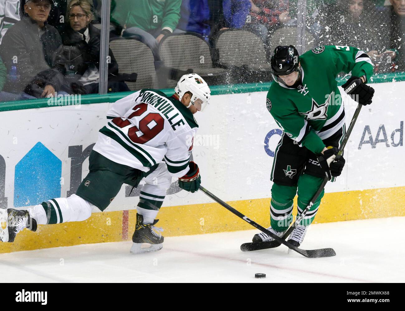 Minnesota Wild right wing Jason Pominville (29) and Dallas Stars ... Minnesota Wild right wing Jason Pominville (29) and Dallas Stars ...