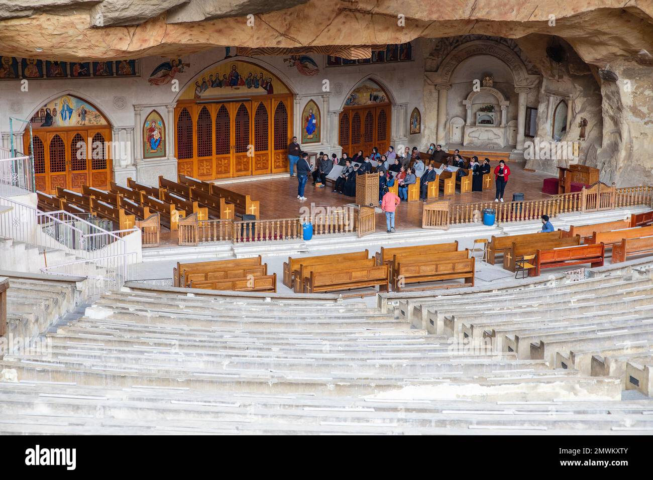 Saint Simon Monastery, Egypt's Cave Church, rock-cut into Mokattam ...