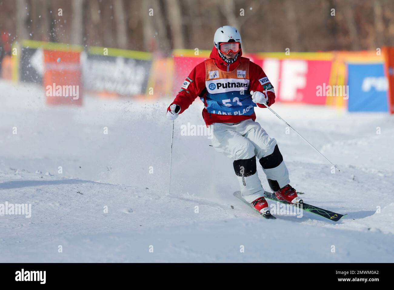 Ikuma Horishima, of Japan, competes during the freestyle World Cup ...