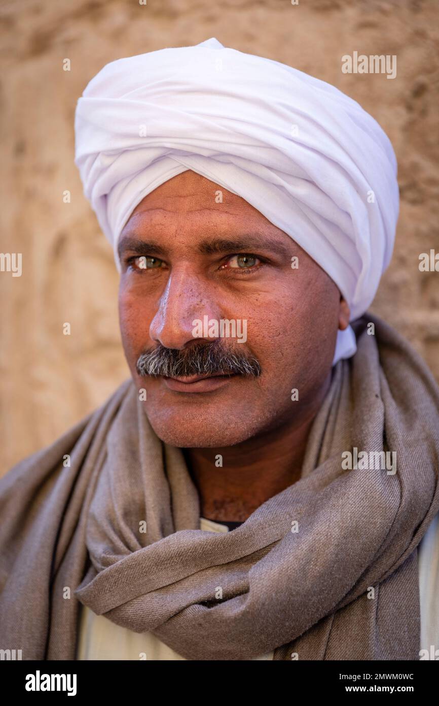 Temple guard during sunrise at Karnak Temple, Luxor, Egypt Stock Photo ...