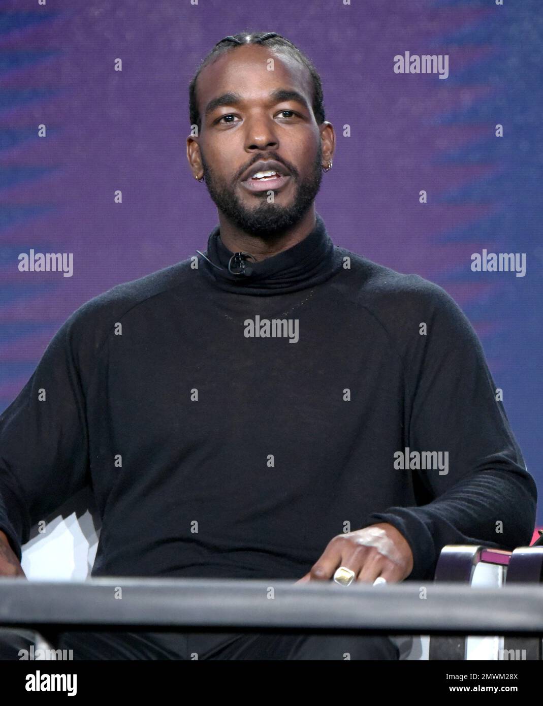 Luke James attends "The New Edition Story" panel at Viacom's BET ...