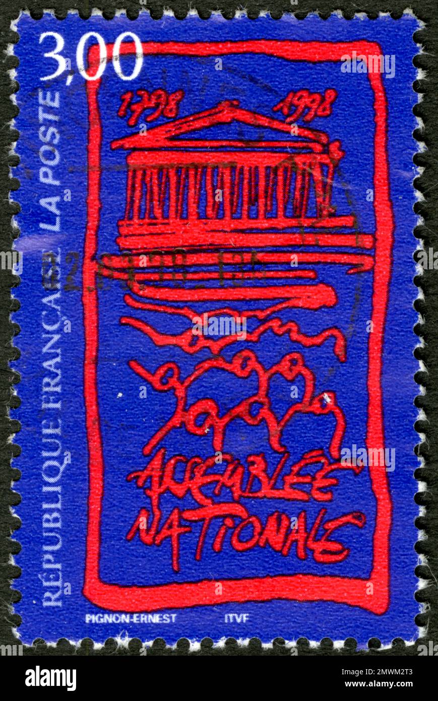 Timbre oblitere hi-res stock photography and images - Alamy