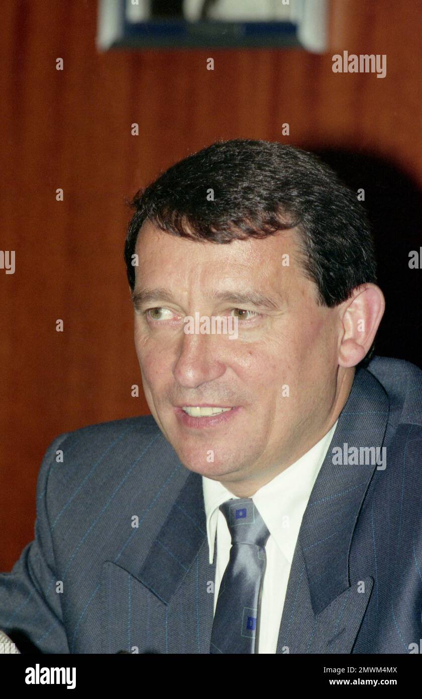 England's new football manager Graham Taylor at a press conference at ...