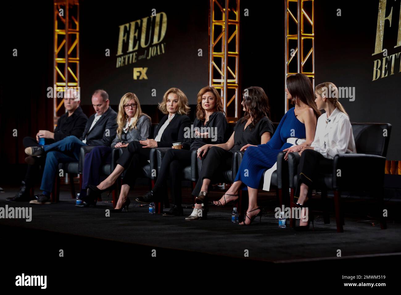 Ryan Murph, from left Tim Minear, Dede Gardner, Jessica Lange, Susan ...
