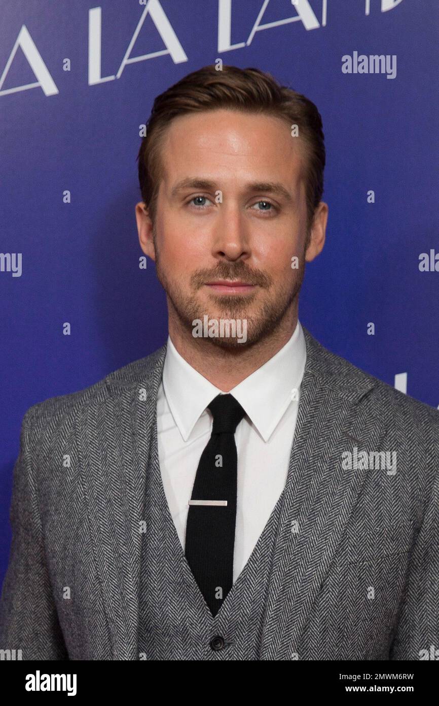 Actor Ryan Gosling poses for photographers upon arrival at the ...