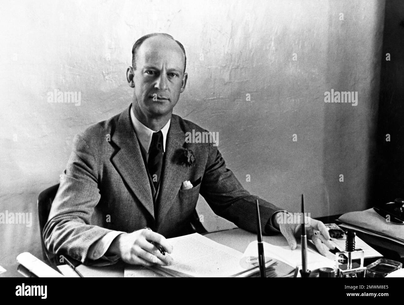 William Perry George, the USA Charge D'Affaires in Addis Ababa, in 1935 ...