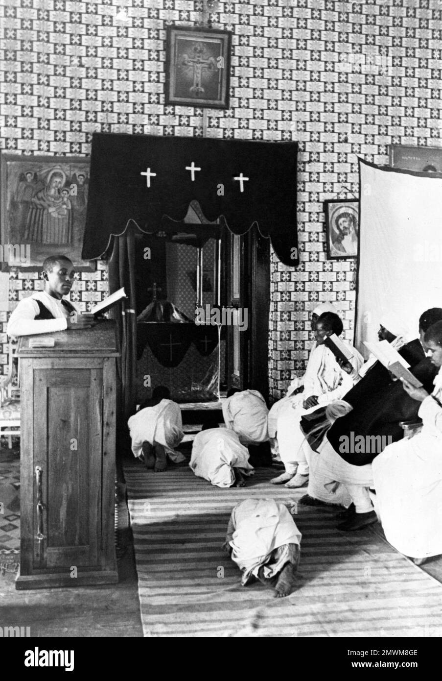 The first photo ever made inside the Holy of Holies of the Ethiopian ...