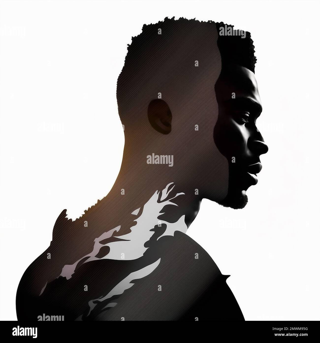 Black man silhouette. Black lives matter . African, American Stock ... Black man silhouette. Black lives matter . African, American Stock ...