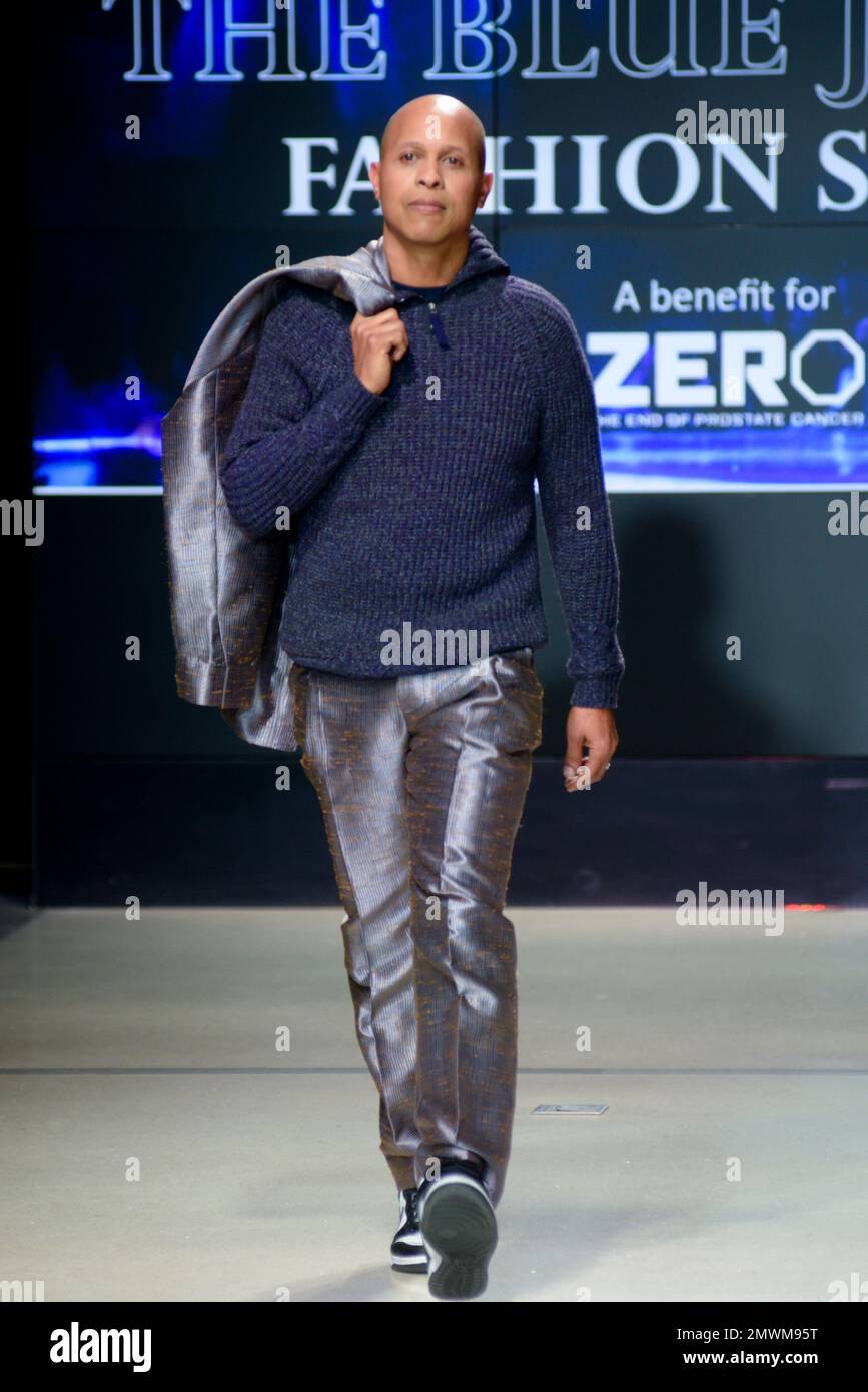 New York, NY on February 1, 2023. Richard Thomas walks the runway at ...