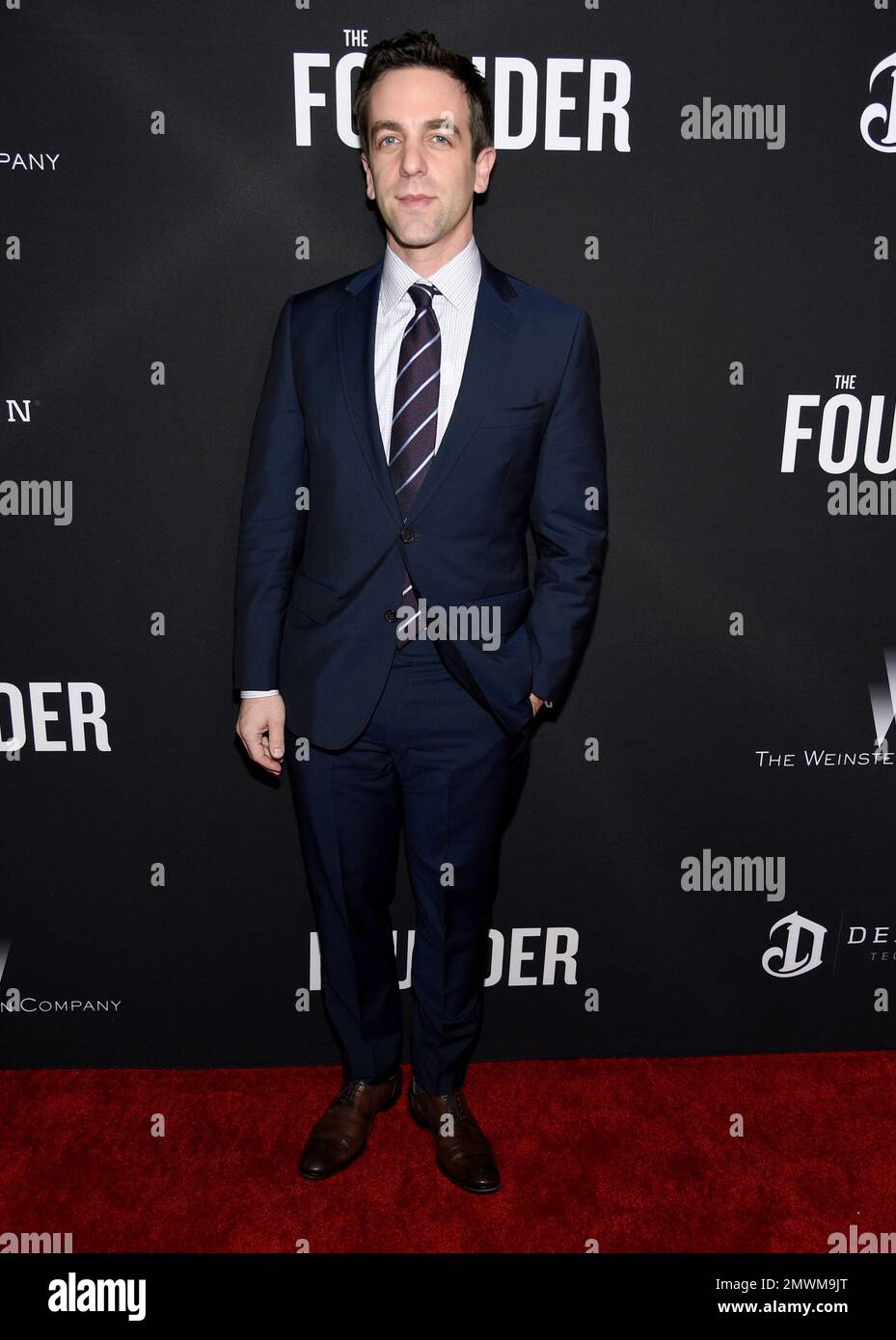 B. J. Novak arrives at the U.S. premiere of "The Founder" at the ...