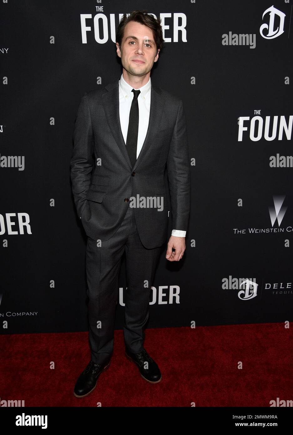 Justin Randell Brooke arrives at the U.S. premiere of "The Founder" at ...