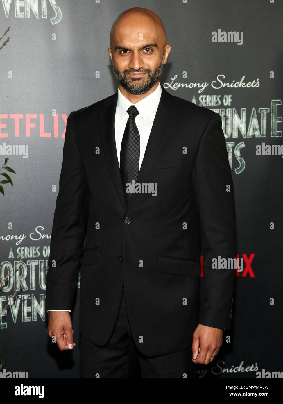 Usman Ally attends the world premiere of Netflix's "Lemony Snicket's A ...