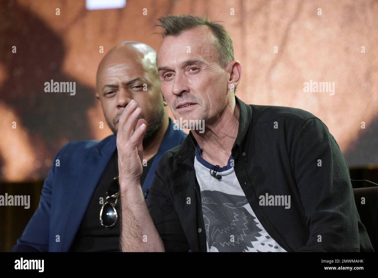 Rockman Dunbar, left, and Robert Knepper attend the "Prison Break ...
