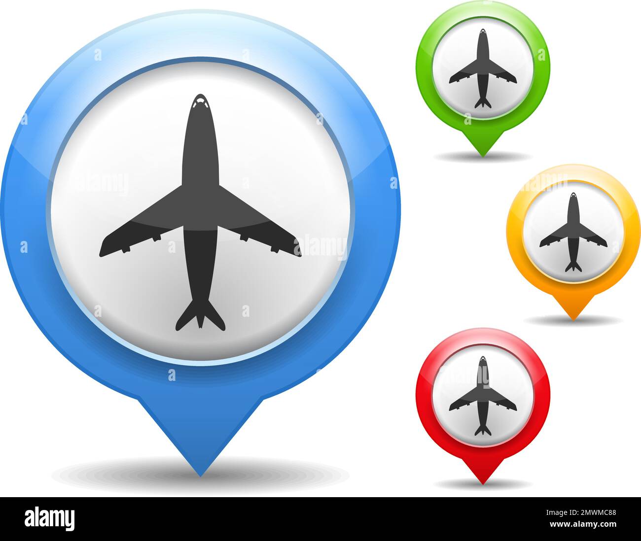 Gps map aviation Stock Vector Images - Alamy